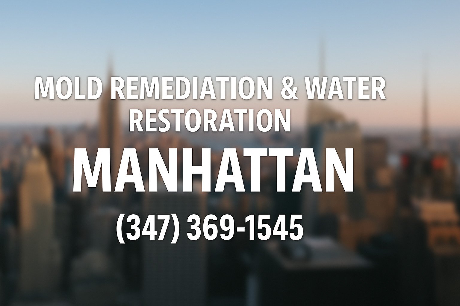 Mold Remediation & Water Restoration Manhattan, NY